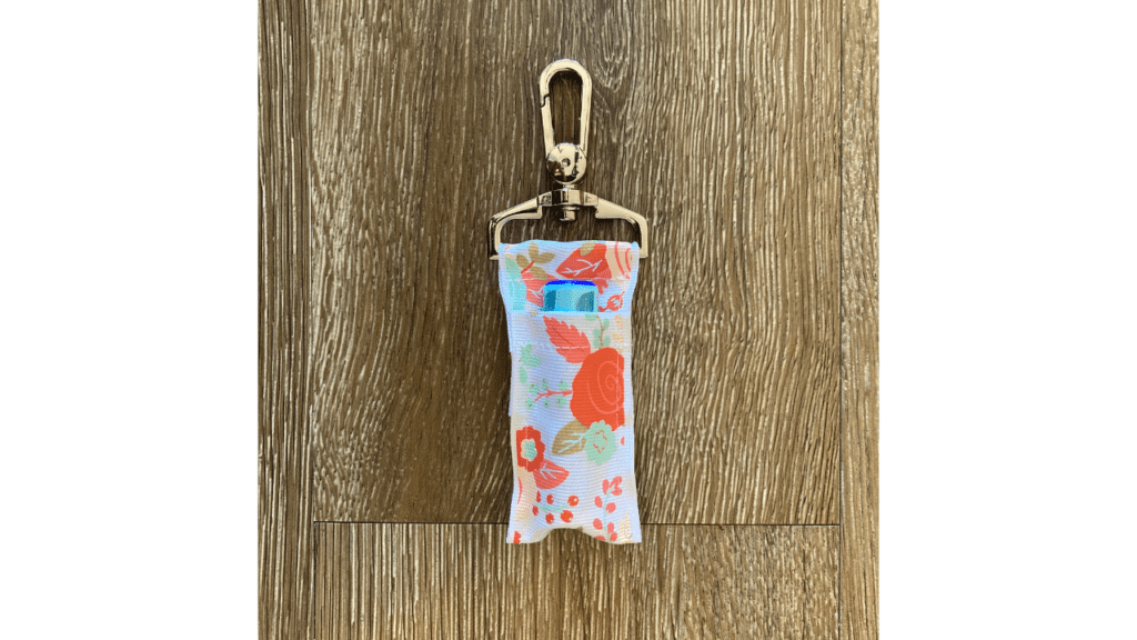 Chapstick holder keychain tutorial - Elevation Handmade