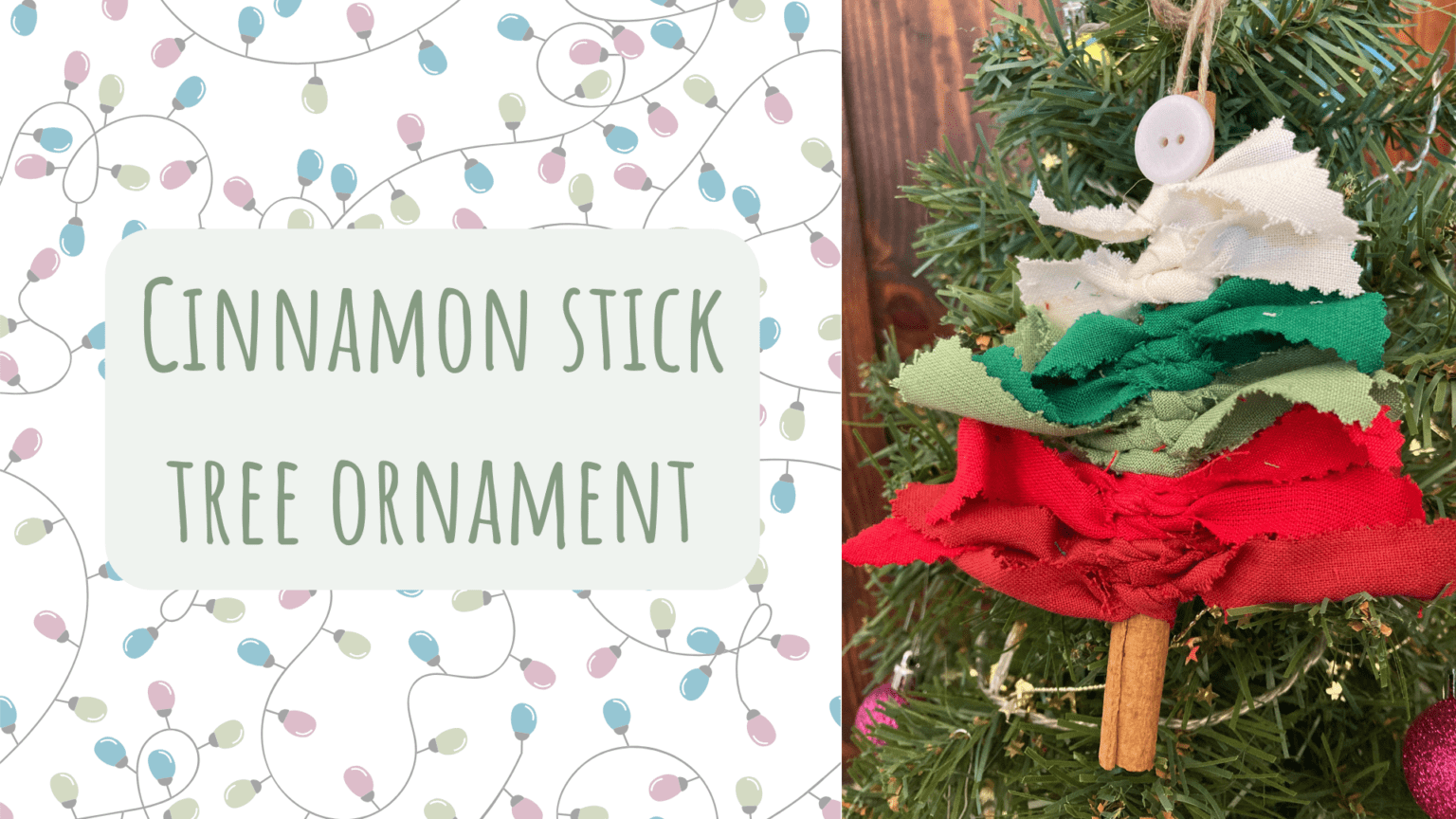 Cinnamon Stick Tree Ornament - Elevation Handmade