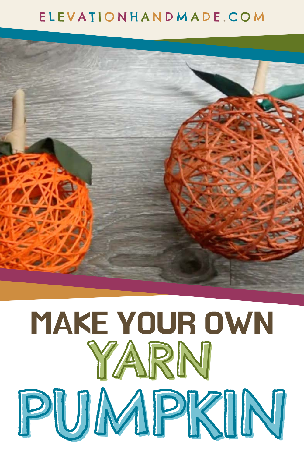 Yarn Pumpkins - Elevation Handmade